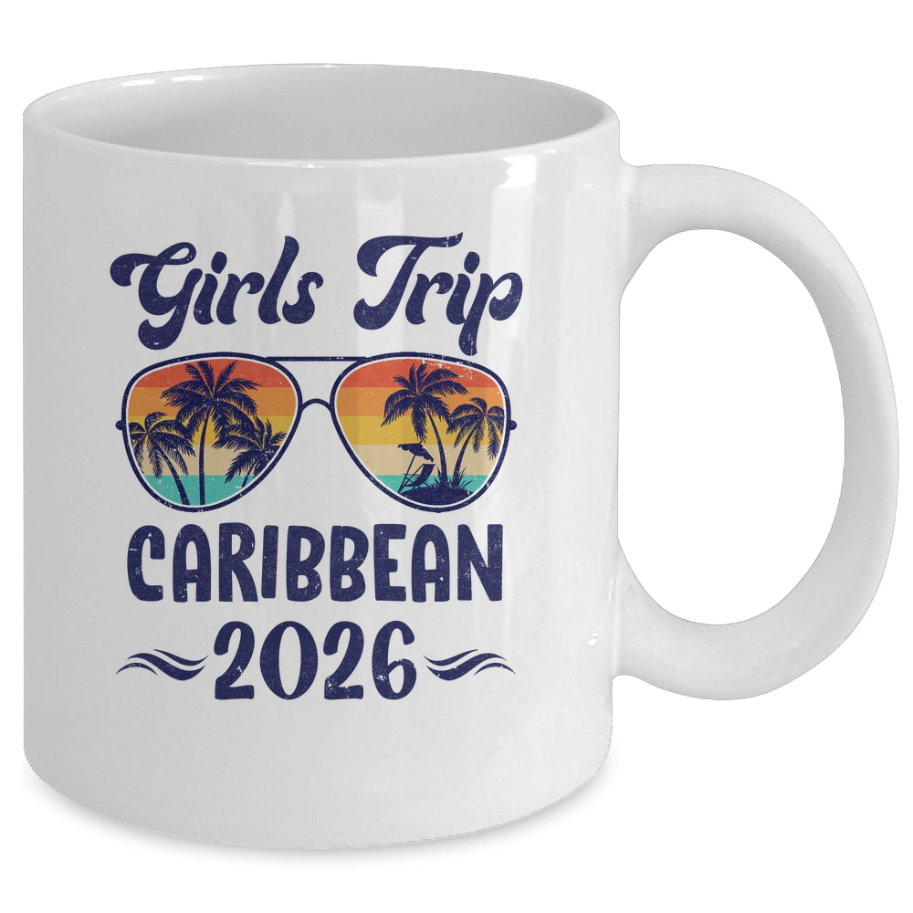 Caribbean Girls Trip Beach Vacation 2026 Matching Group Ceramic Mug ...