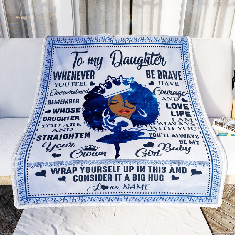 Personalized To My Daughter Blanket From Mom African Black Women You'll ...